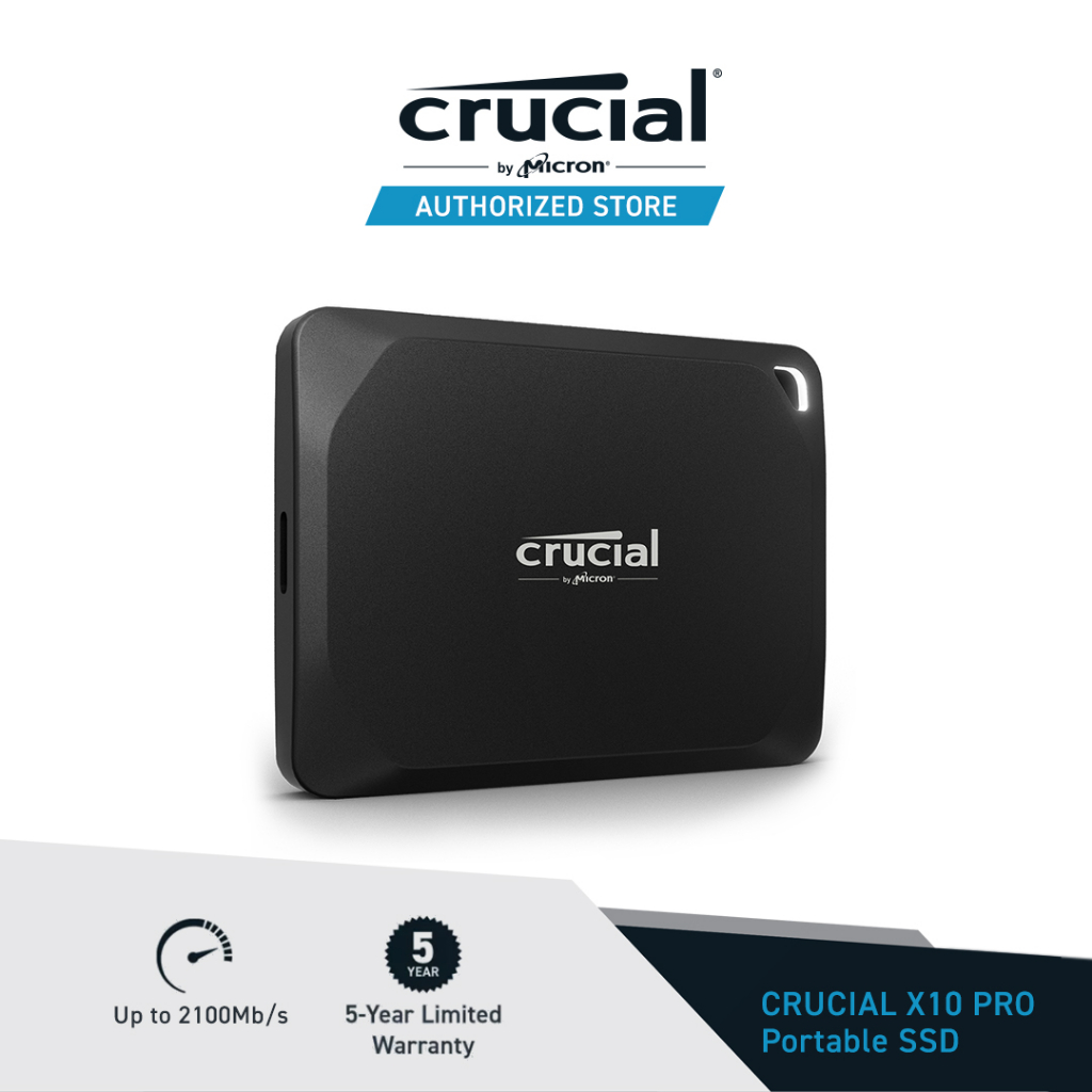 Jual Crucial SSD External X10 Pro 1TB 2TB 4TB Portable SSD | Shopee ...