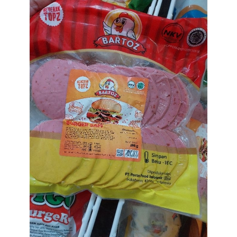 Jual Burger Bartoz 280 Gr | Shopee Indonesia