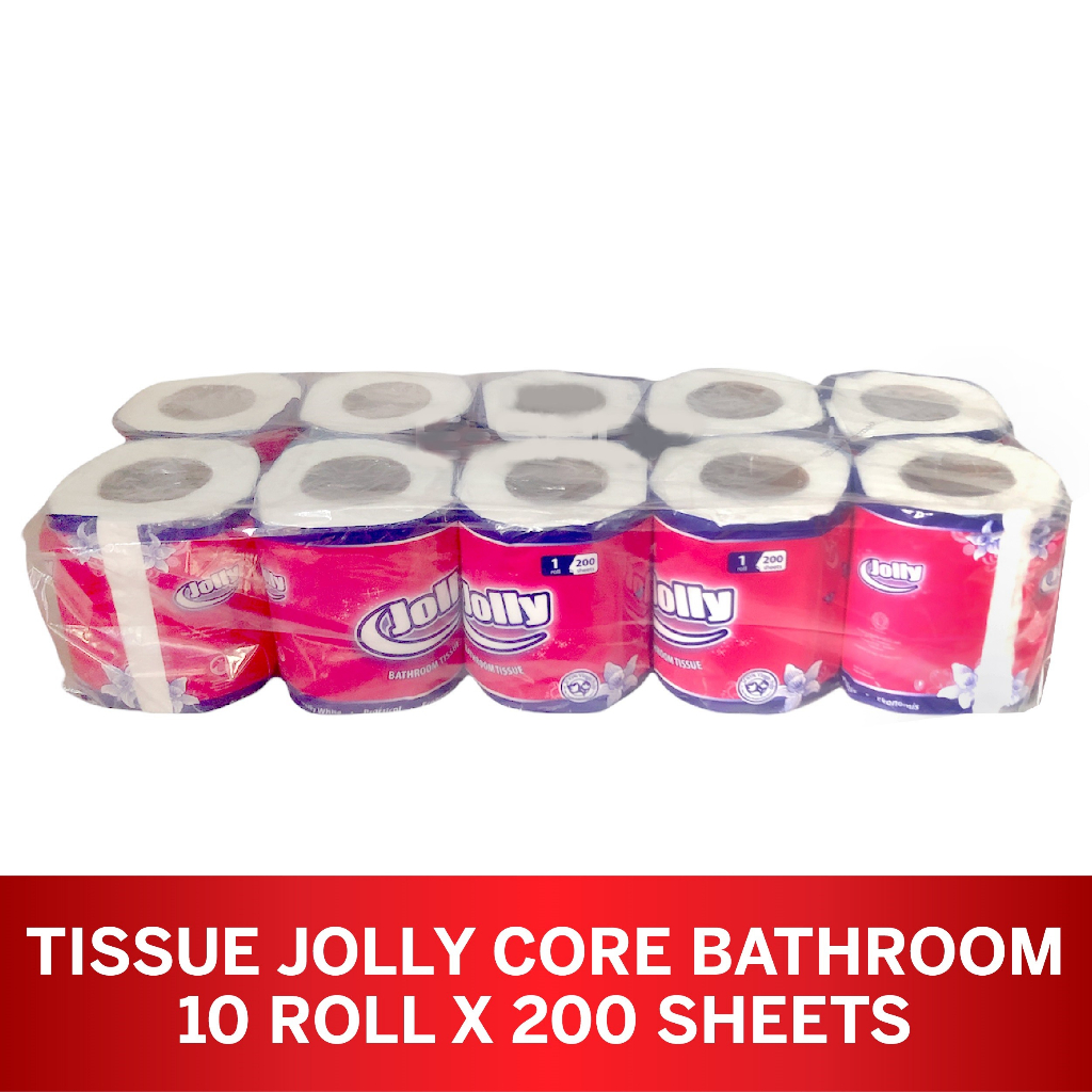 Jual { Per Pack Isi 10 Roll } - Tissue Jolly Roll Toilet Core Non ...
