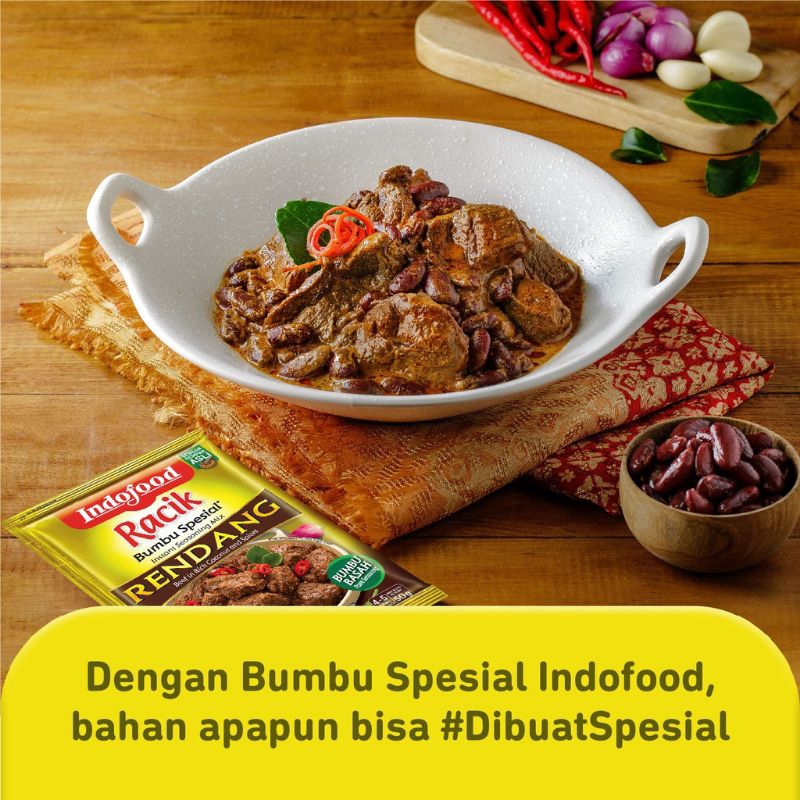 Jual Bumbu Racik Spesial RENDANG 50g Indofood - Bumbu Racik Spesial ...