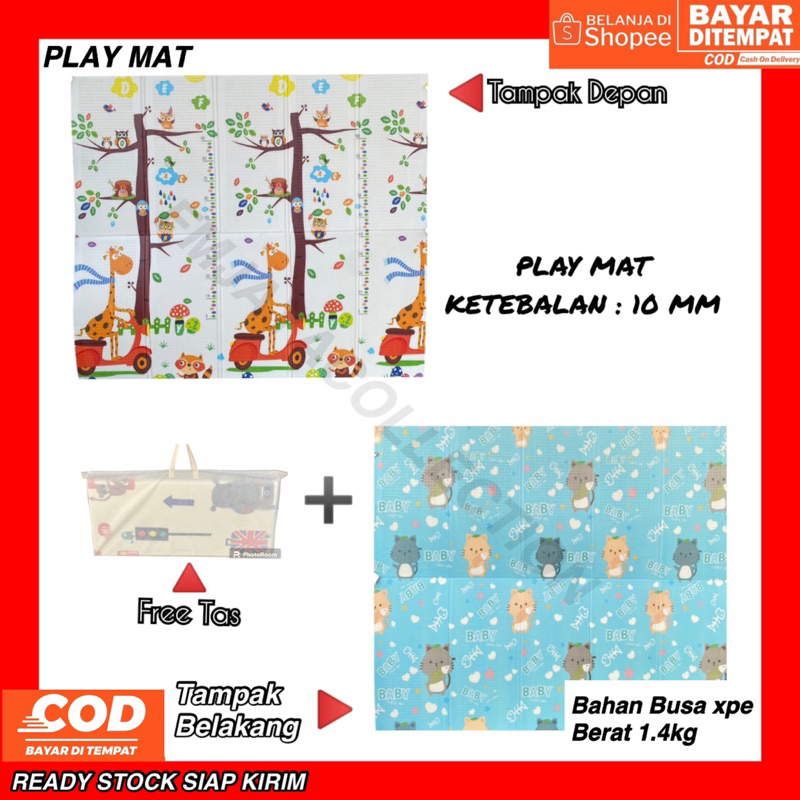 Jual PLAYMAT LIPAT SERBA GUNA || MATRAS MULTIFUNGSI || MATRAS PLAY MAT ...