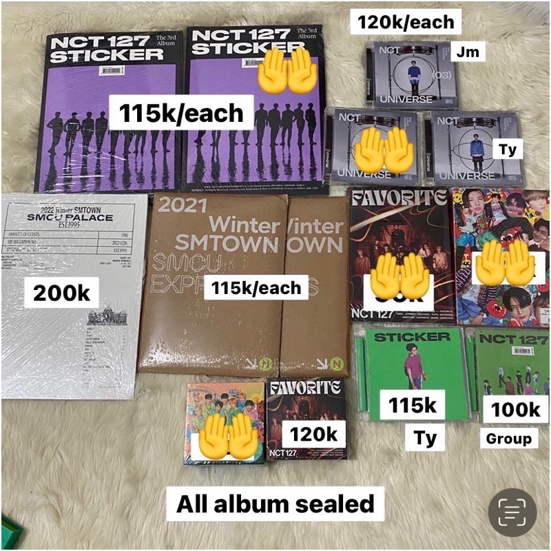Jual Album Sealed NCT Dream 127 WayV PB Sticker Universe Favorite ...