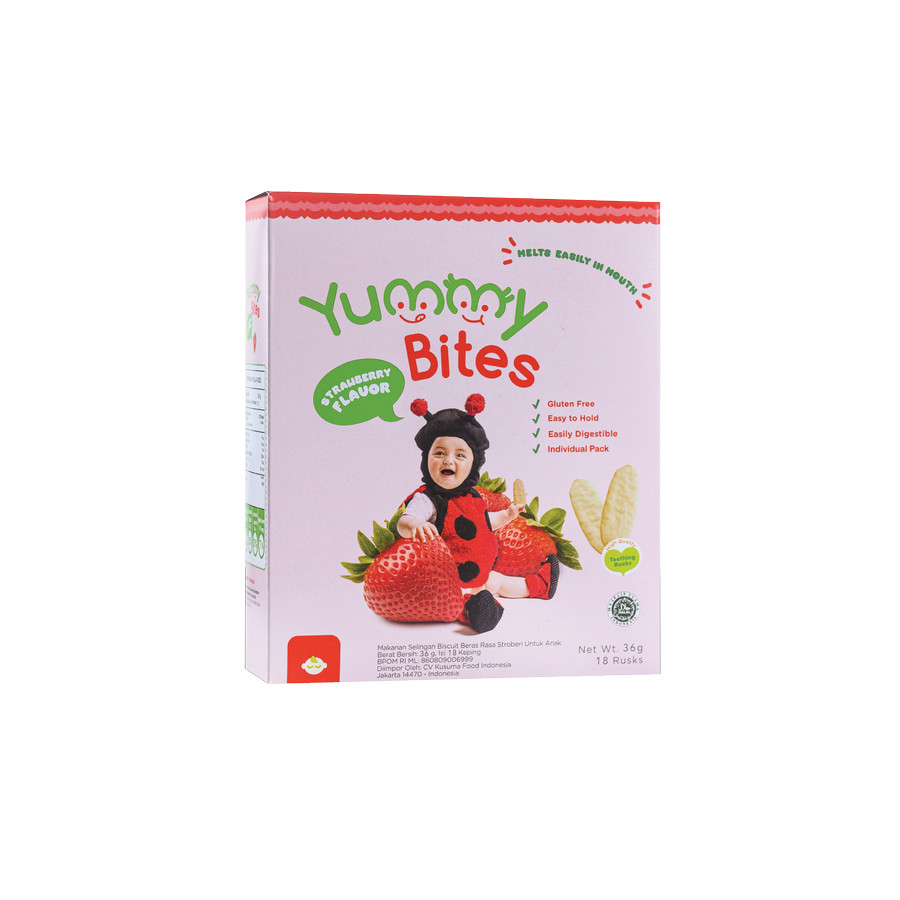 Jual Yummy Bites - Rice Crackers - 25gr / 50gr - Snack Bayi 6+ Bulan ...