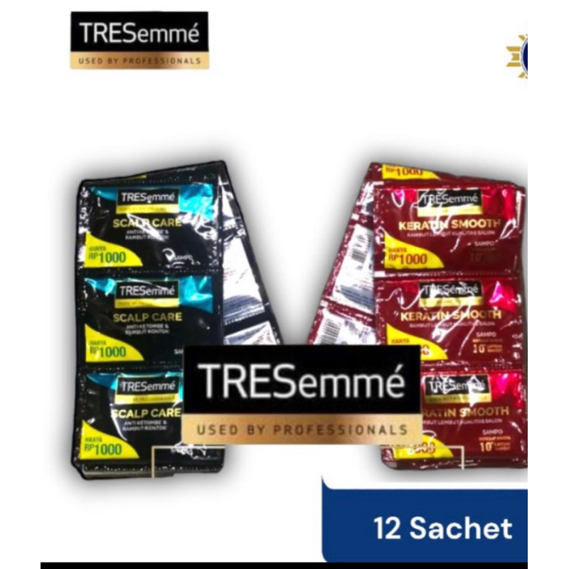 Jual Tresemme Shampo Sachet 12 x 8 ml (1 Renceng) | Shopee Indonesia