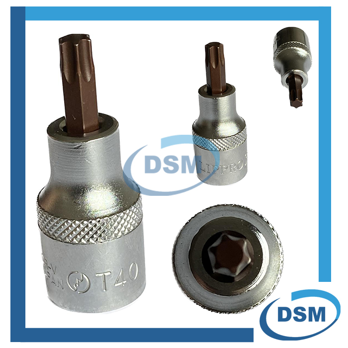 Jual LIPPRO TT-T40 STAR BIT SOCKET 1/2" INCH SHORT MATA SOK KUNCI L ...