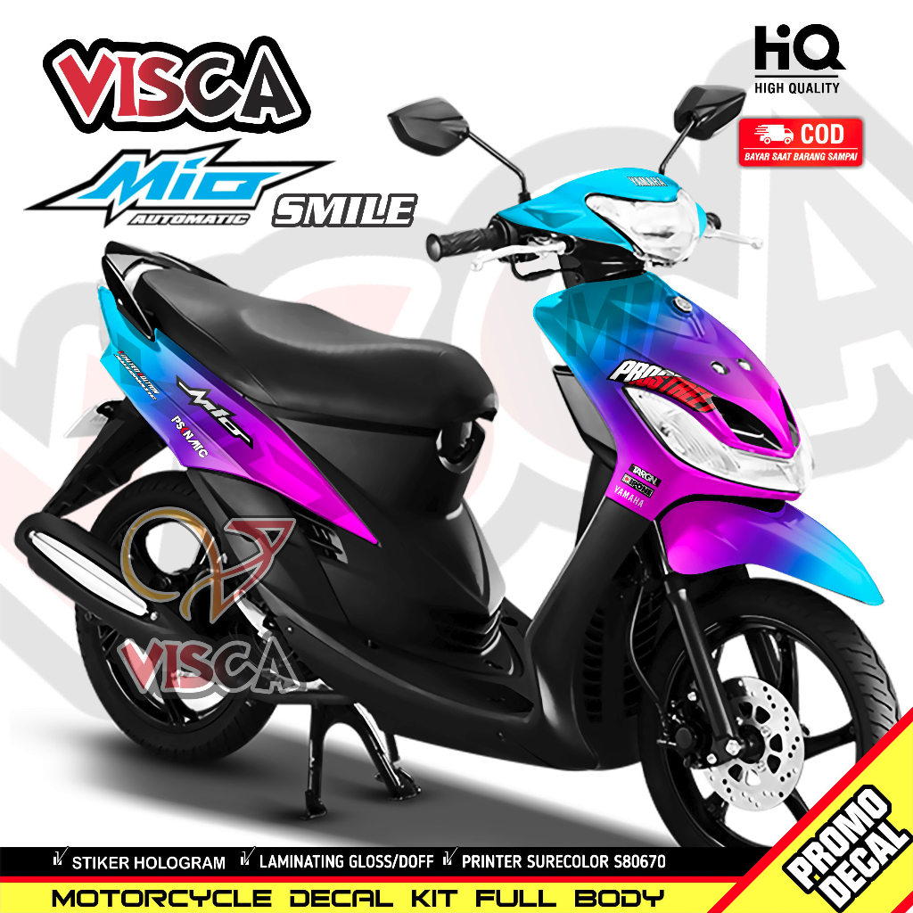 Jual Decal Mio Smile Full Body Stiker Mio Smile Full Body Striping Mio ...