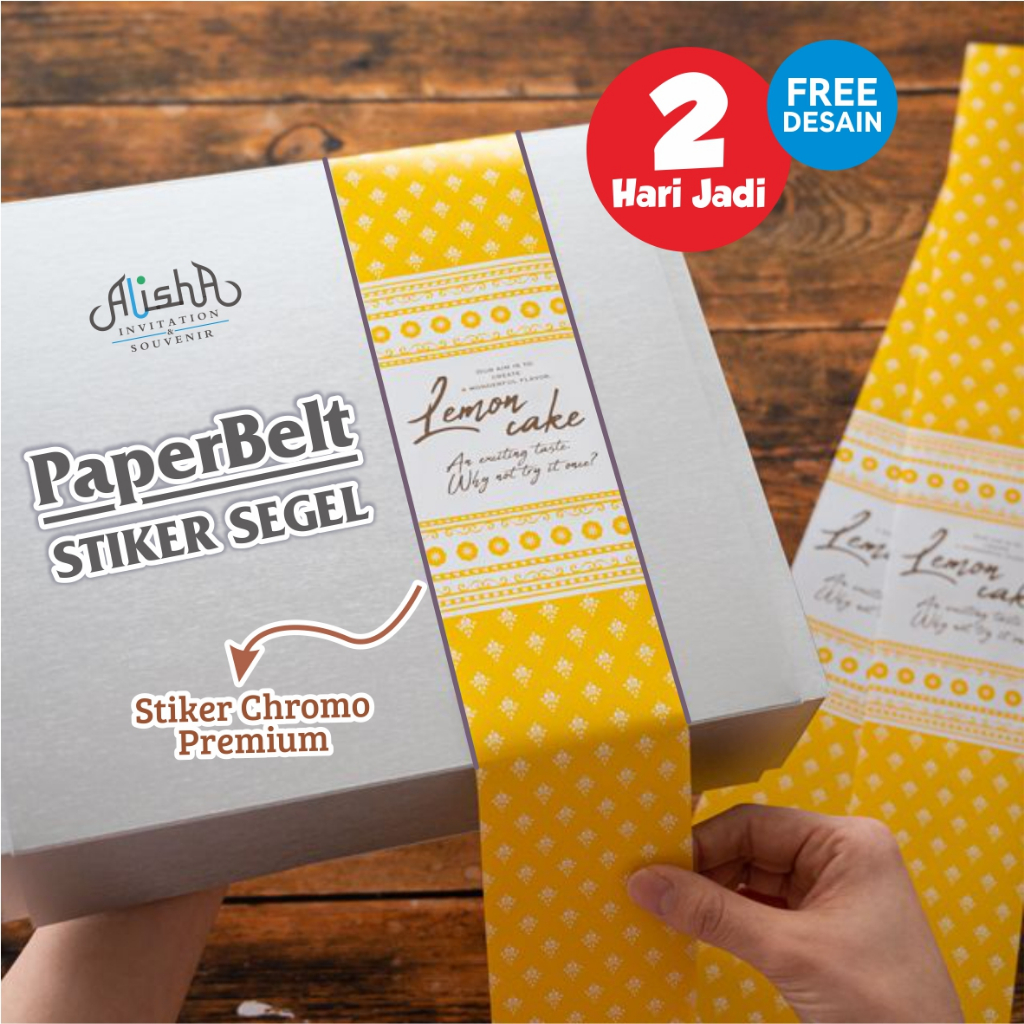 Jual Stiker Paperbelt Custom Paper Belt Idul Fitri Imlek Natal ...