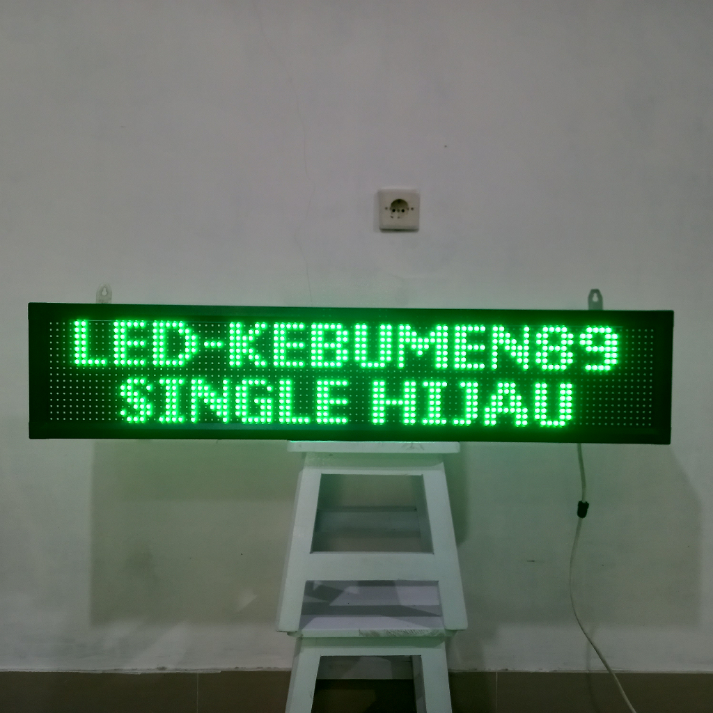 Jual Running text/led display outdoor,Merah,Biru,Putih,Hijau wIFI ...