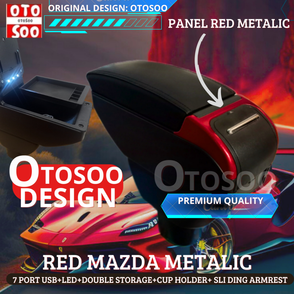 Jual OTOSOO ARMREST BRV BRIO MOBILIO CONSOLE BOX BRV BRIO MOBILIO USB PNP | Shopee Indonesia