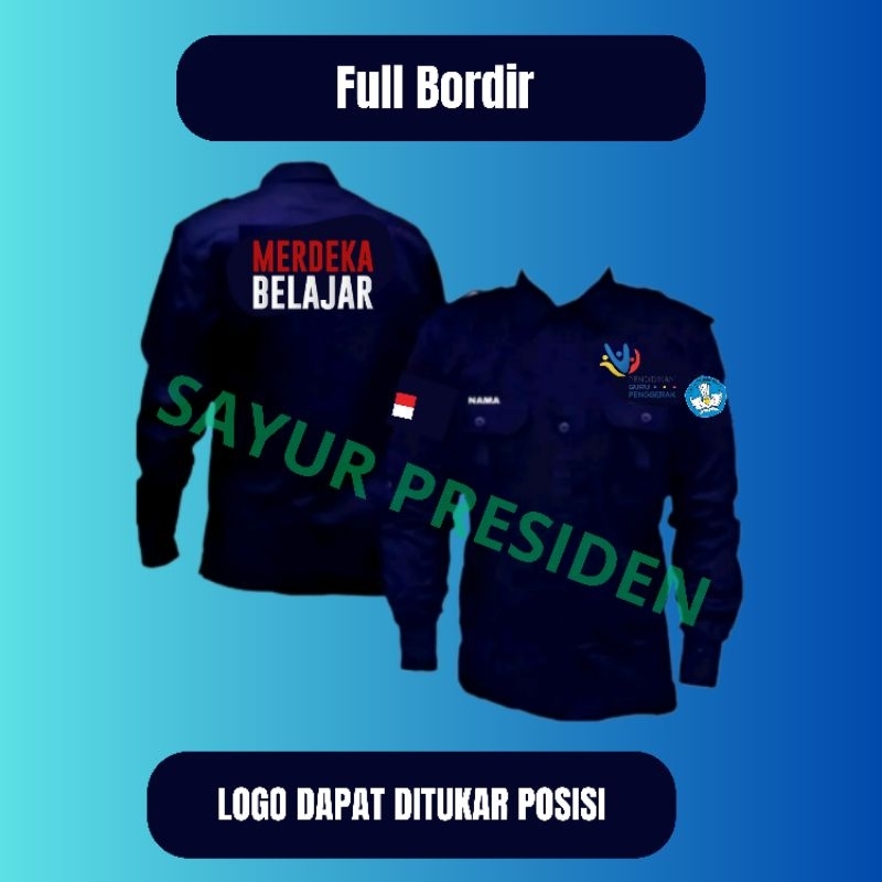 Jual kemeja Merdeka Belajar Baju Merdeka belajar Seragam Merdeka ...