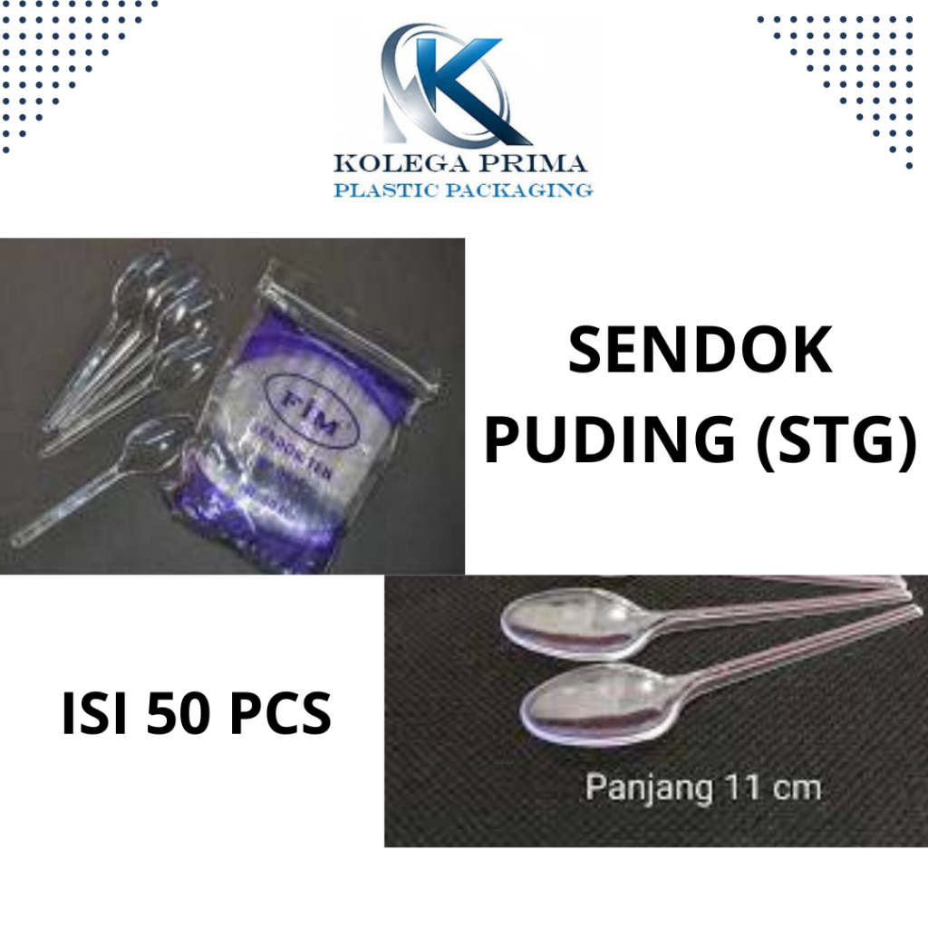 Jual SENDOK PUDING WARNA BENING (STG)/ SENDOK PLASTIK KECIL/ SENDOK ...