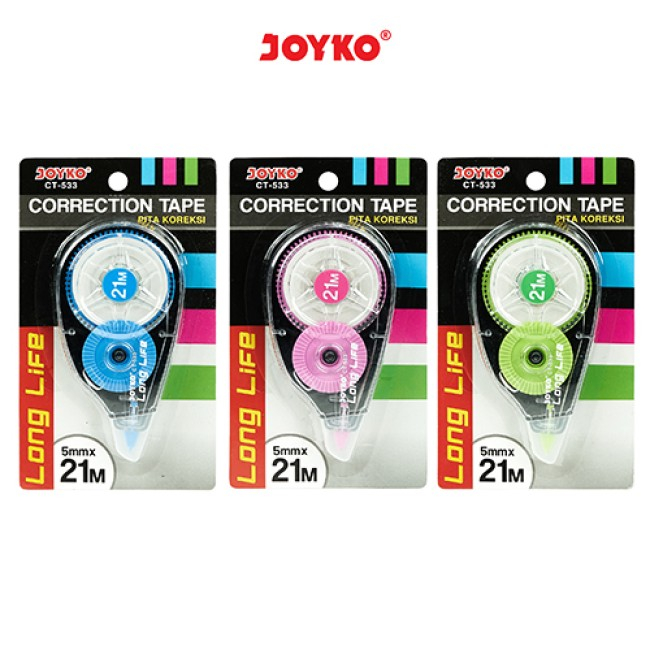 Jual TIPE X ROLL LONG LIFE / TIPE X KERTAS / CORRECTION TAPE CT-533 ...