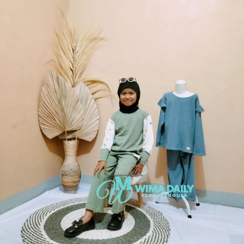 Jual Setelan knit anak perempuan mix rayon | Shopee Indonesia