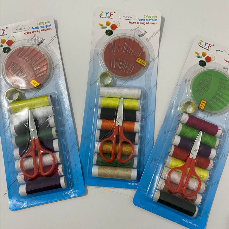 Jual Alat Jahit Set Pres / Sewing Kit / Pelengkapan Menjahit / Benang ...