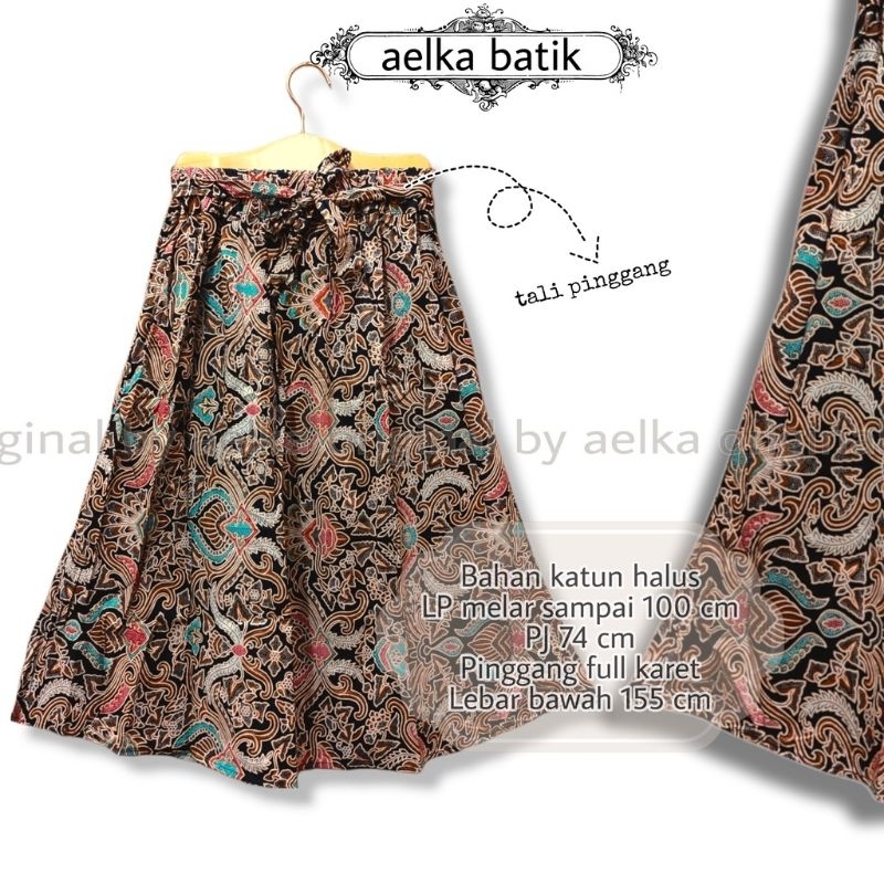Jual Rok Pendek Batik Payung 7/8 Klik Jarik Dewasa Premium Modern ...