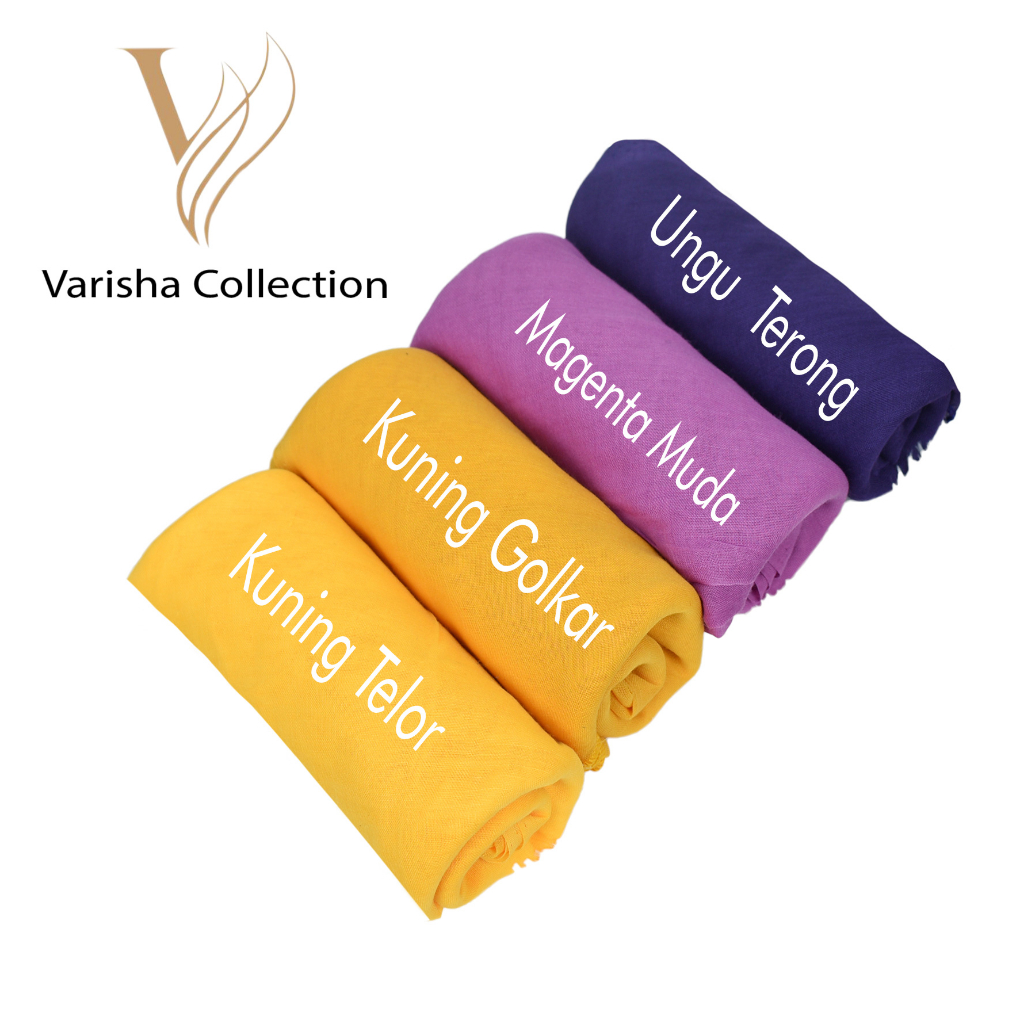 Jual VARISHA 1# Kerudung Segiempat Hijab Paris Polos VARISHA Collection ...