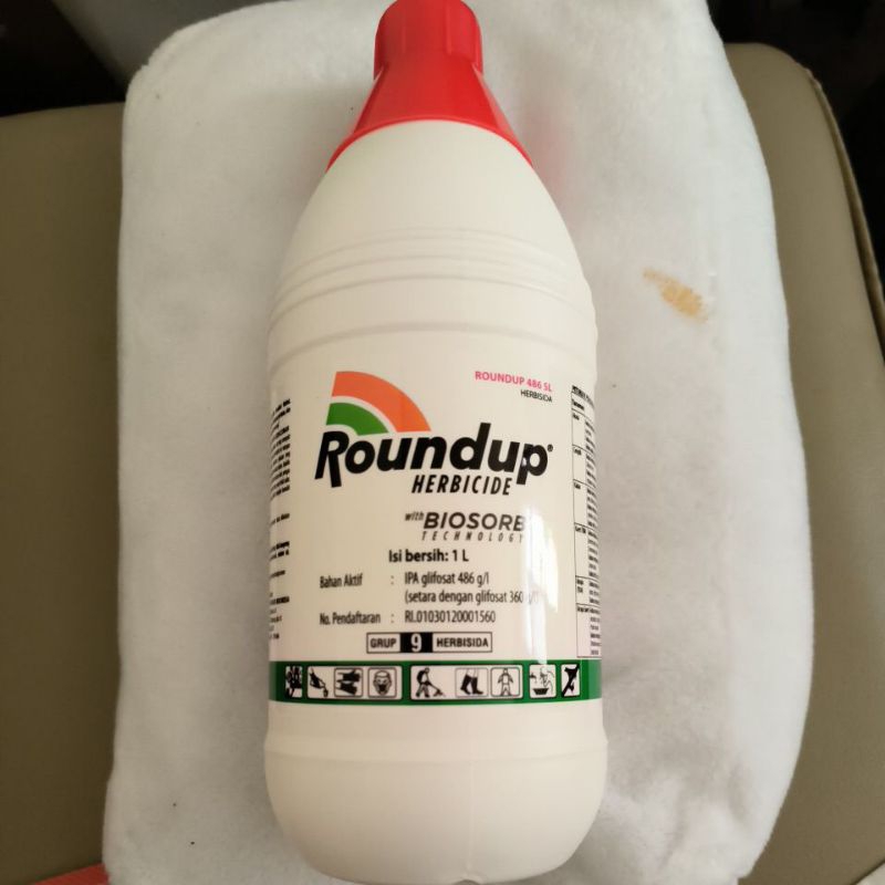 Jual ROUNDUP 1 Liter 486SL with Biosorb Technology Original Herbicide ...