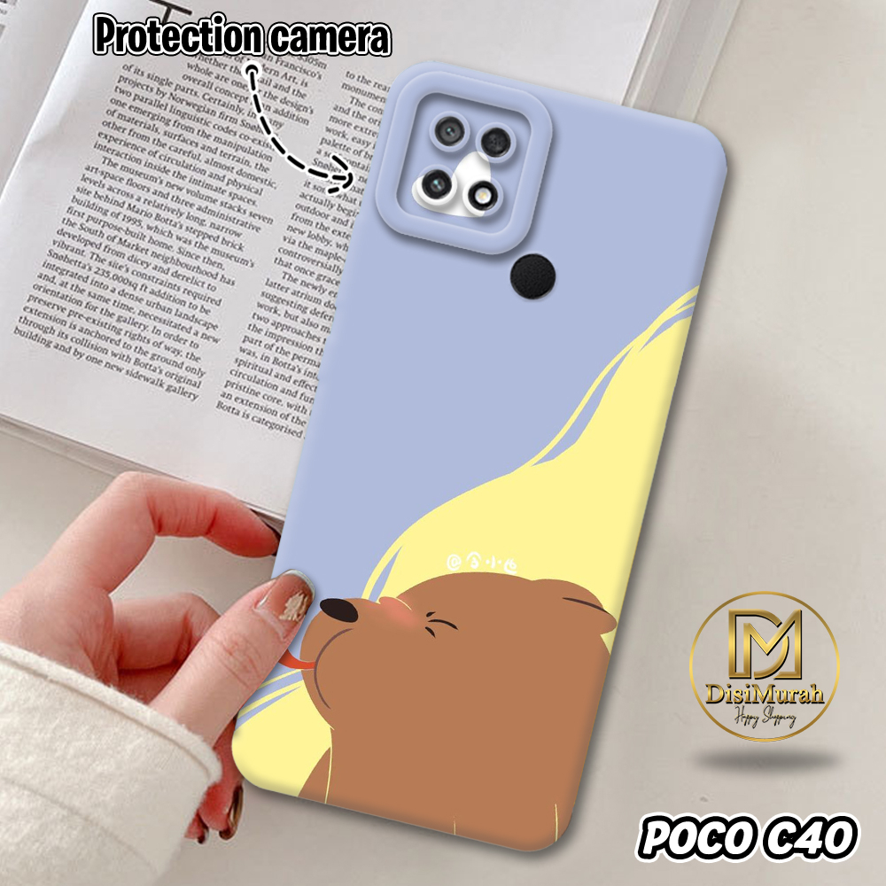 Jual (DS0119) Case Hp Pro Kamera Poco C40 MOTIF Kartun Bear Ready Untuk semua tipe handphone ...