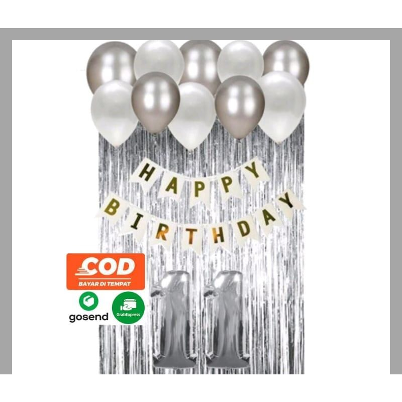 Jual PAKET SET Dekor Ulang Tahun Anak Anak Paket Simple Balon Happy ...