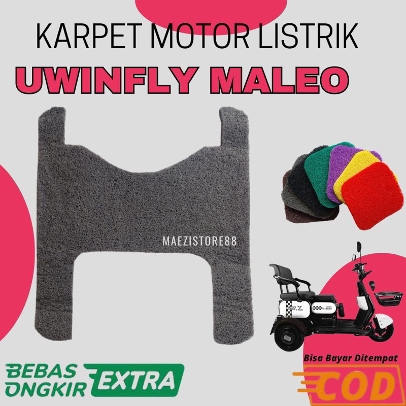 Jual Karpet sepeda motor listrik alas kaki karpet mie bihun empuk murah ...