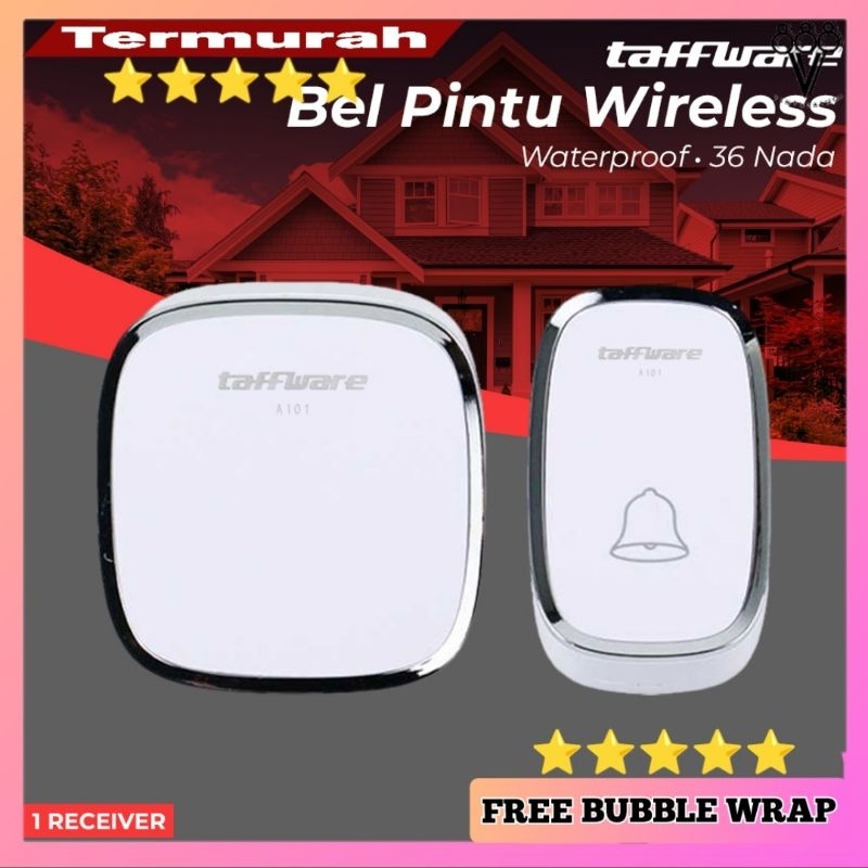 Jual Bel Rumah Tanpa Kabel Bel Pintu Rumah Wireless Jarak 300 Meter ...