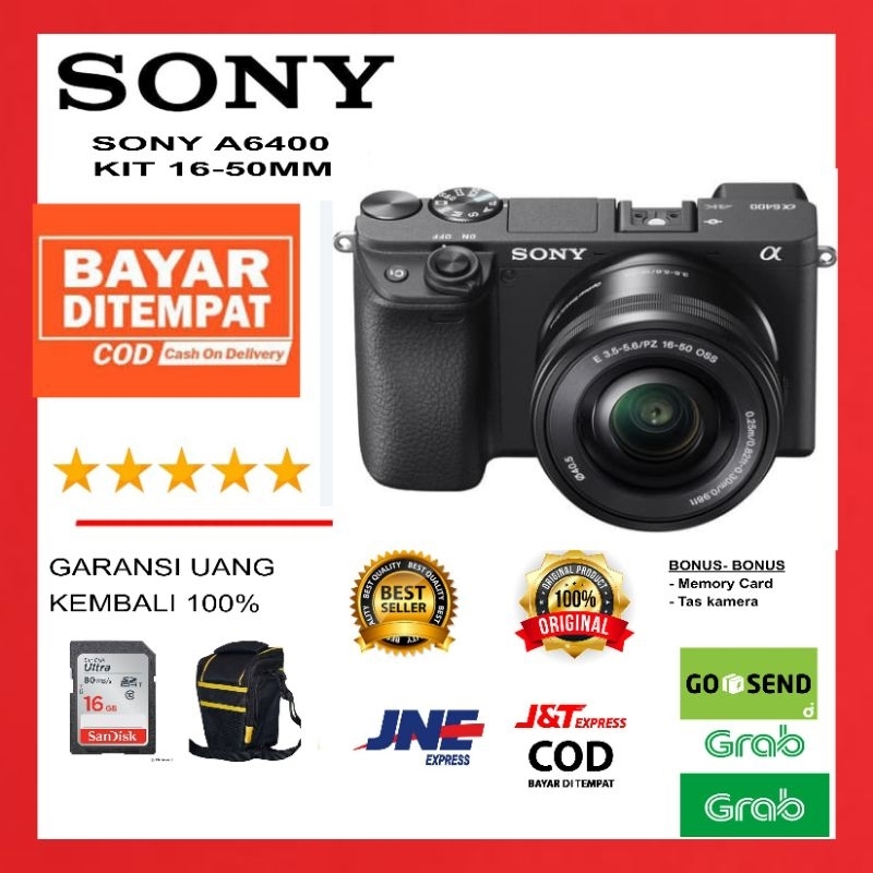 Jual Sony A6400 kit 16-50mm | Shopee Indonesia
