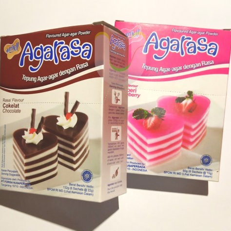 Jual Nutrijell - Agarasa Tepung Agar - Agar Rasa Coklat Dan Strawberry ...