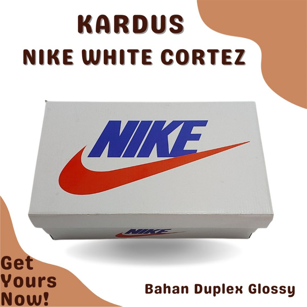 Jual Dus / Kardus / Box / Inner Box / Tempat Sepatu NIKE CORTEZ PUTIH ...