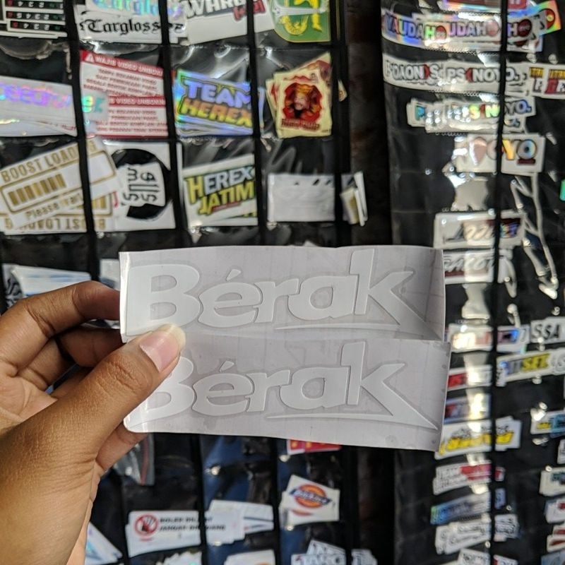Jual Stiker Sticker Brand Distro Vinyl Logo Berak Skate surf Band ...
