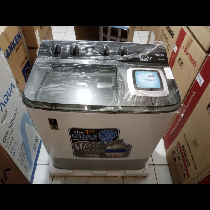 Jual MESIN CUCI 2 TABUNG AQUA QW 1030HT / QW1050XT / QW 1050XT 10KG ...