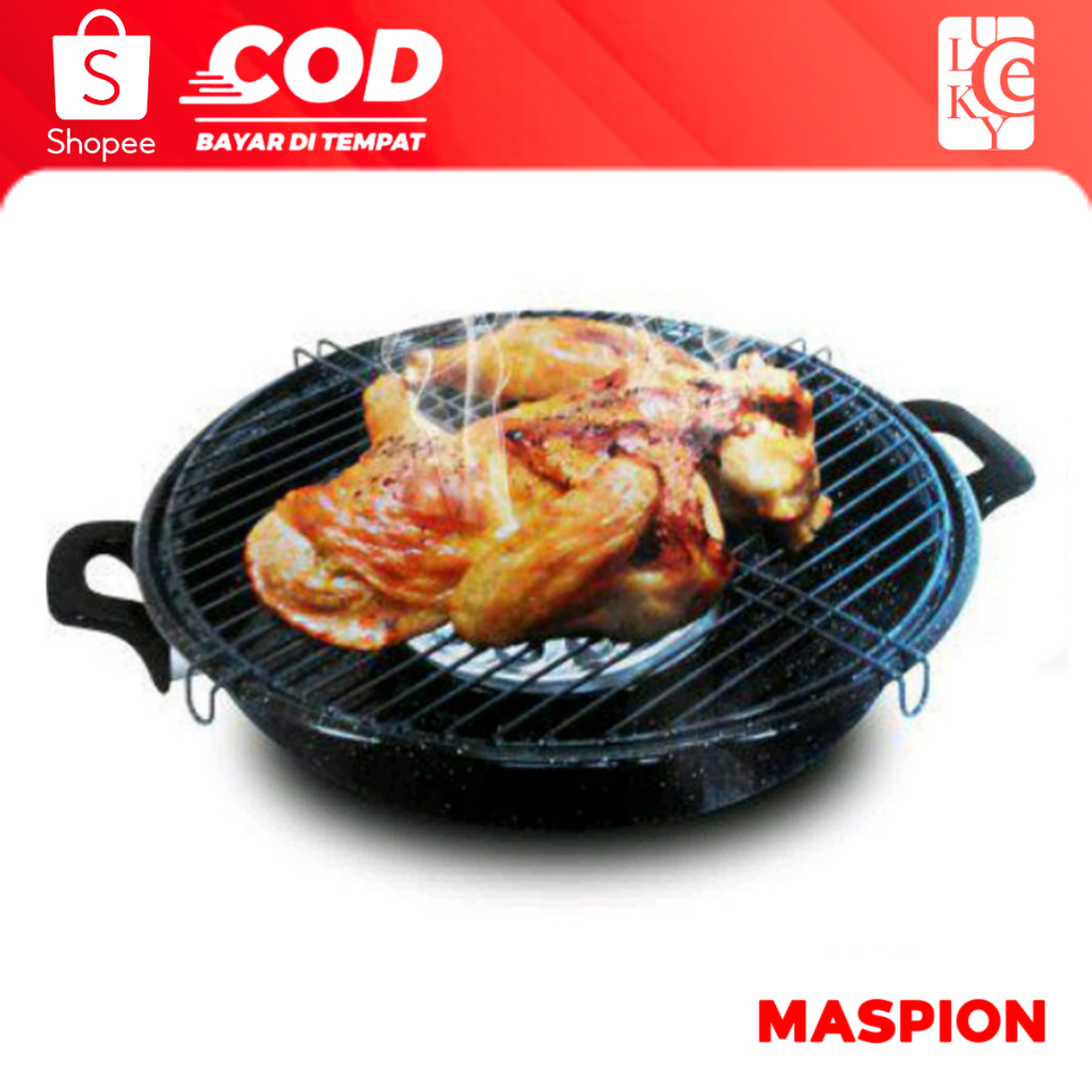 Jual Magic Roaster 34 cm Maspion MR-34M / Panggangan Ayam,Sosis,Ikan ...