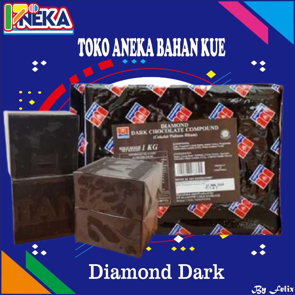 Jual Diamond Dark Chocolate Compound 250gr [Repack] | Shopee Indonesia