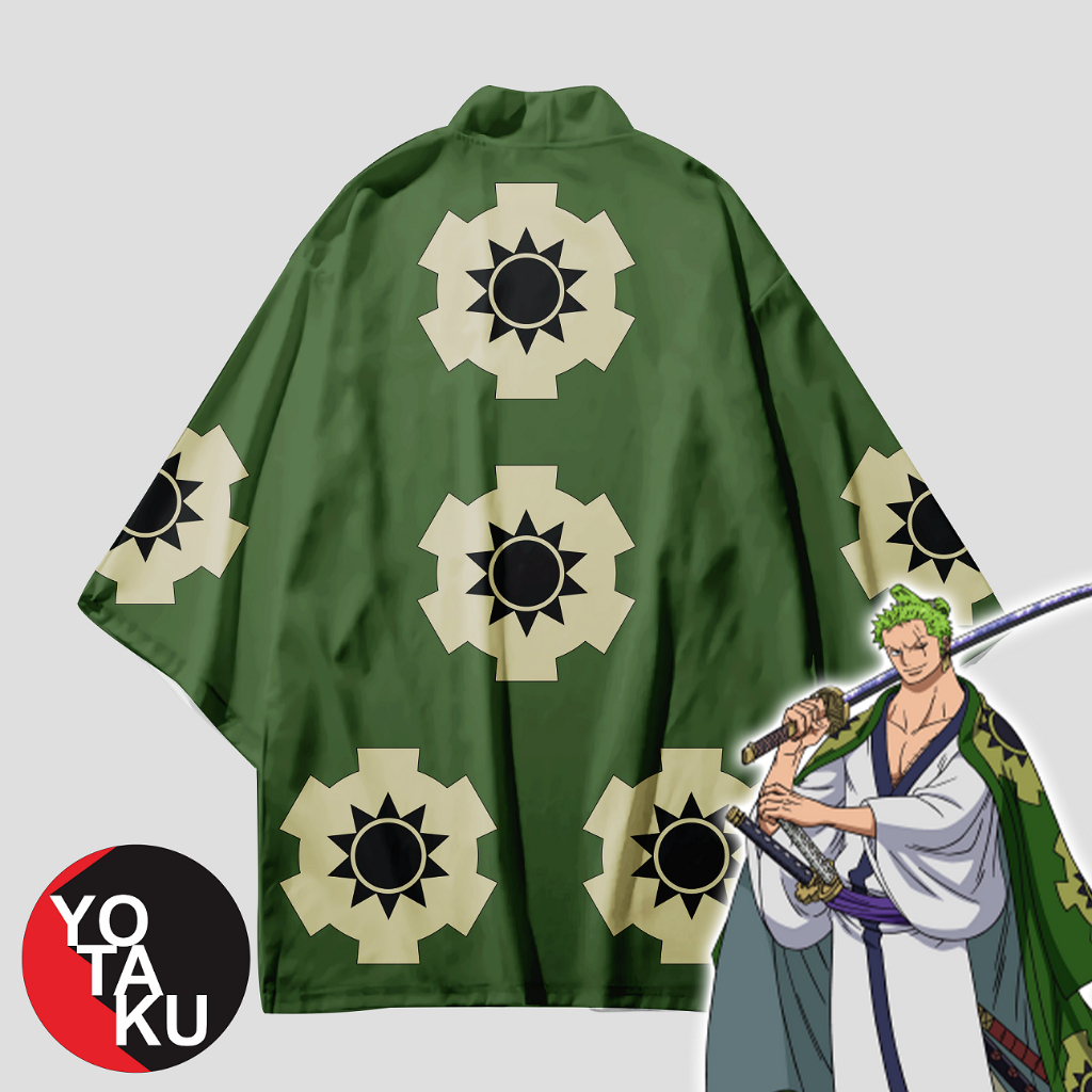 Jual Haori Cardigan Anime One Piece Zoro Wano Kostum Cosplay Jepang ...