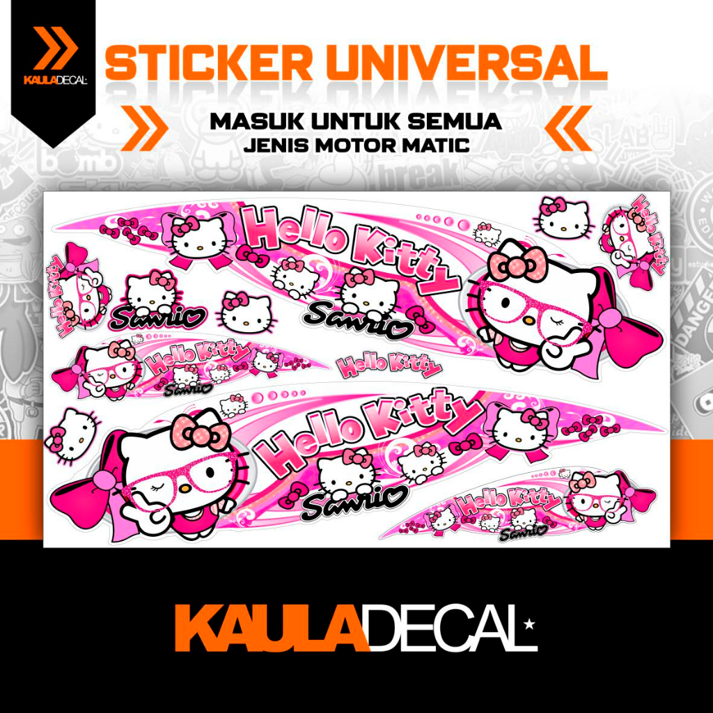 Jual STIKER STRIPING MOTOR ALL MATIC MOTIF 83 / UNIVERSAL MATIC ...