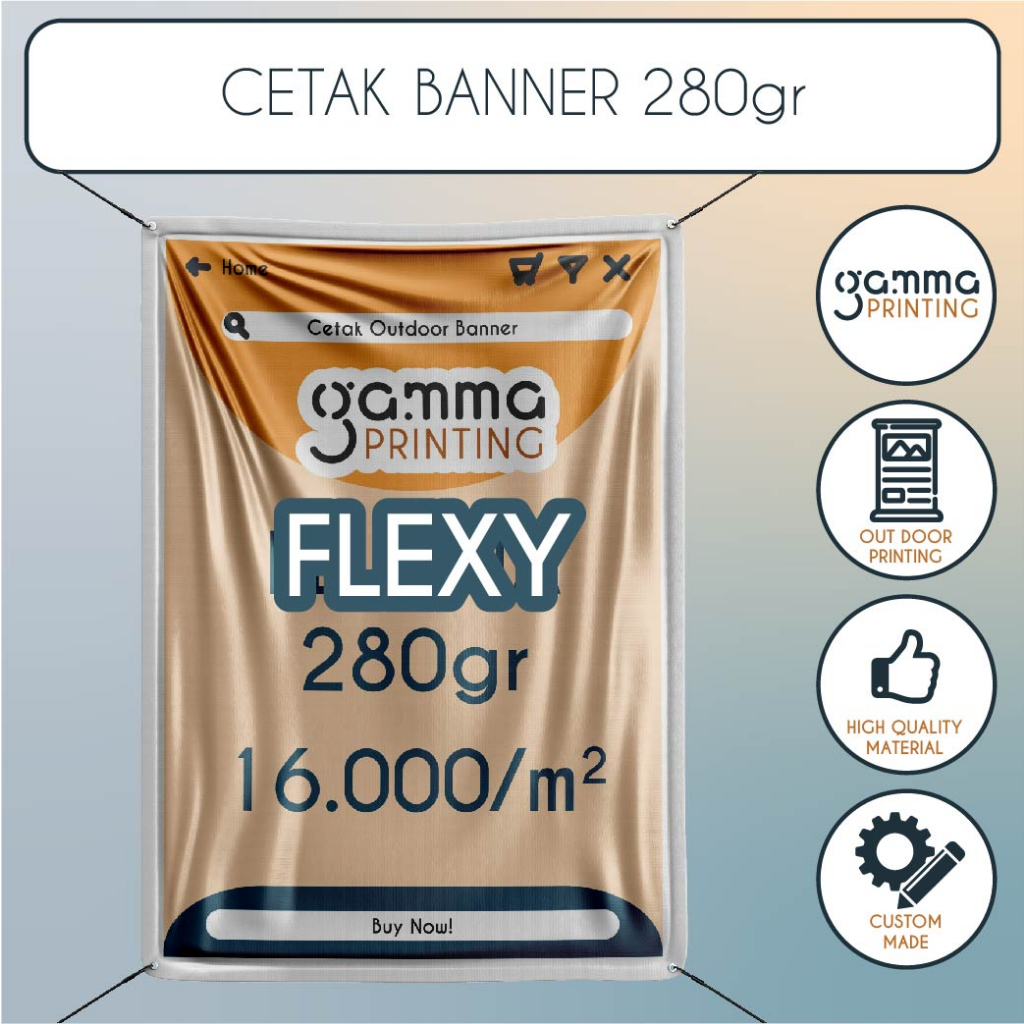 Jual Cetak Banner Digital Print Outdoor / Print Spanduk Custom Murah Baliho Frontlite Backdrop ...