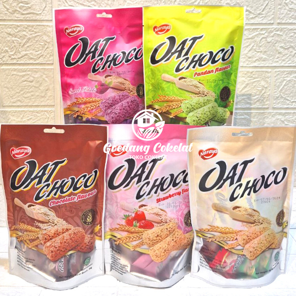 Jual Naraya Oat Choco Sereal Granola Oat Chocolate Pandan Strawberry ... Jual Naraya Oat Choco Sereal Granola Oat Chocolate Pandan Strawberry ...