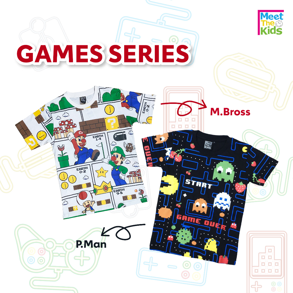 Jual MEET THE KIDS KAOS ANAK GAMBAR GAMES | Kaos Games Anak Laki-laki ...