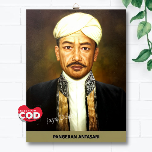Jual Hiasan Dinding Foto Poster PANGERAN ANTASARI Pahlawan Indonesia ...