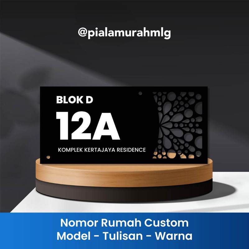 Jual NOMER RUMAH PRINT UV (30x15) | Shopee Indonesia