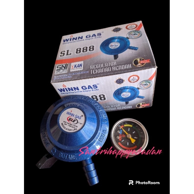 Jual Regulator winn gas SLE/WINN GAS SL 888/Regulator meter hitam dan ...