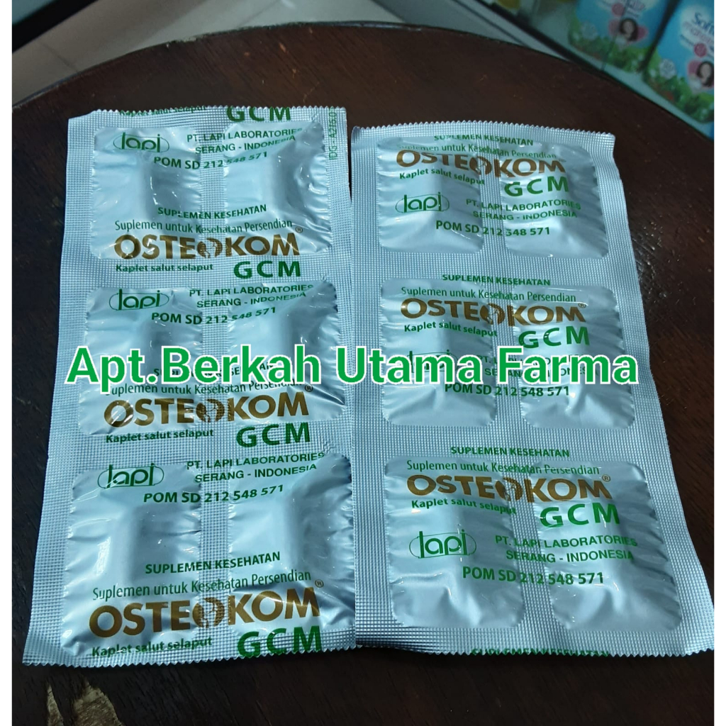 Jual Osteokom Tablet Strip isi 6 Tablet | Shopee Indonesia