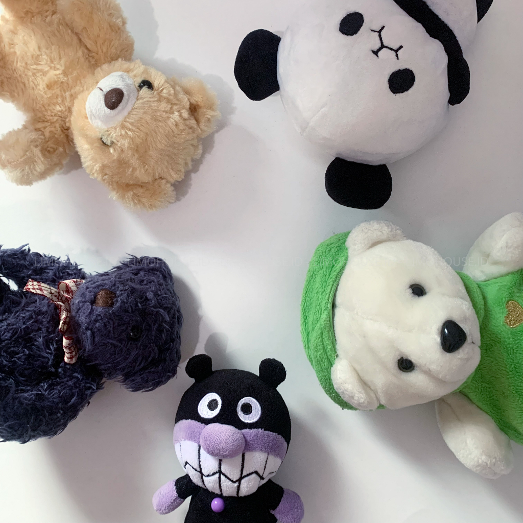 Jual Boneka Teddy Bear Baikinman Anpanman Panda Suntoys Mochi Mochi ...