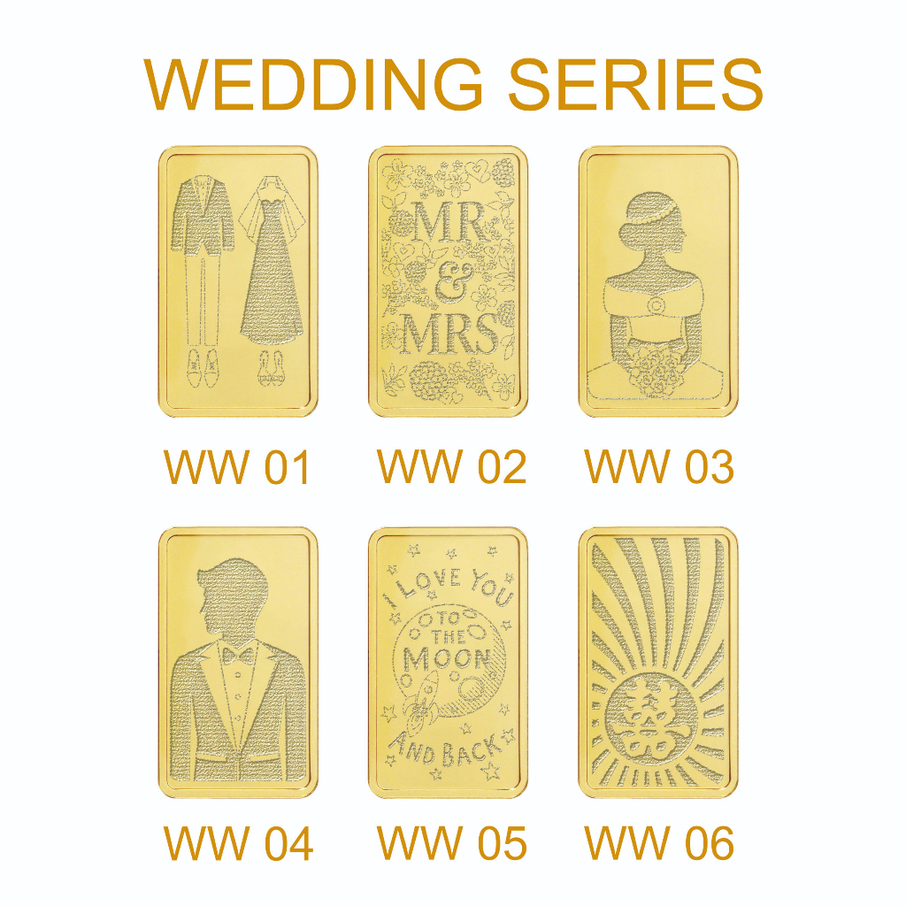 Jual Wonderful Wish Emas Batangan 24Karat Custom Ukir Wedding Series ...