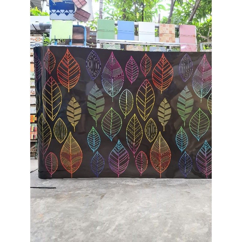 Jual Fiber Pagar Motif Daun Hitam, Fiber Plat, Penutup Pagar | Shopee ...