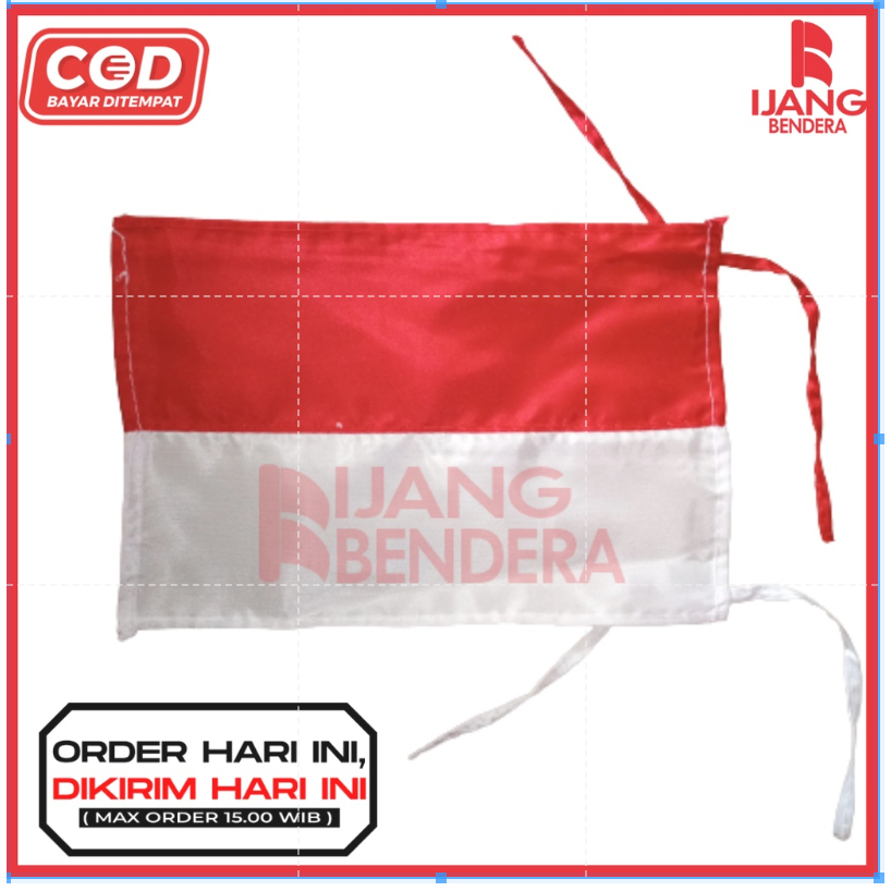 Jual [10 PCS] BENDERA MOTOR MERAH PUTIH | Shopee Indonesia