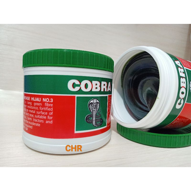 Jual GREASE STEMPET GEMUK COBRA HIJAU 500GR | Shopee Indonesia