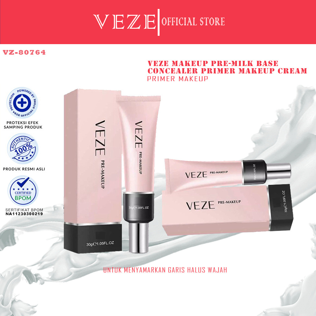 Jual [BPOM] - VEZE UV Shield makeup pre-milk base concealer primer ...