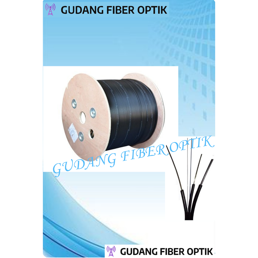 Jual Kabel DW 2 Core Drop Wire 1000 meter 3 seling / Cable Drop Core 1 ...