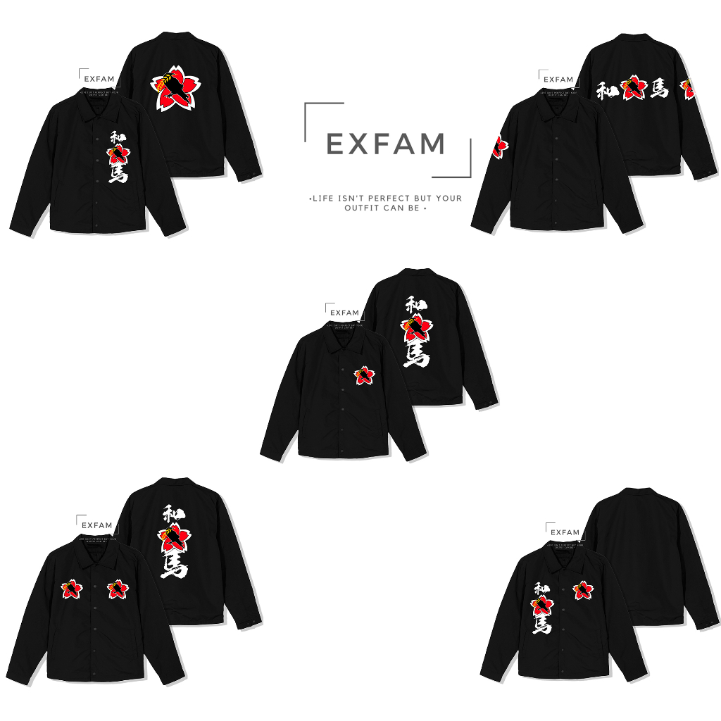 Jual Jaket Coach Kazuma Crew Wind Breaker Kaneshiro Komik Korea ...