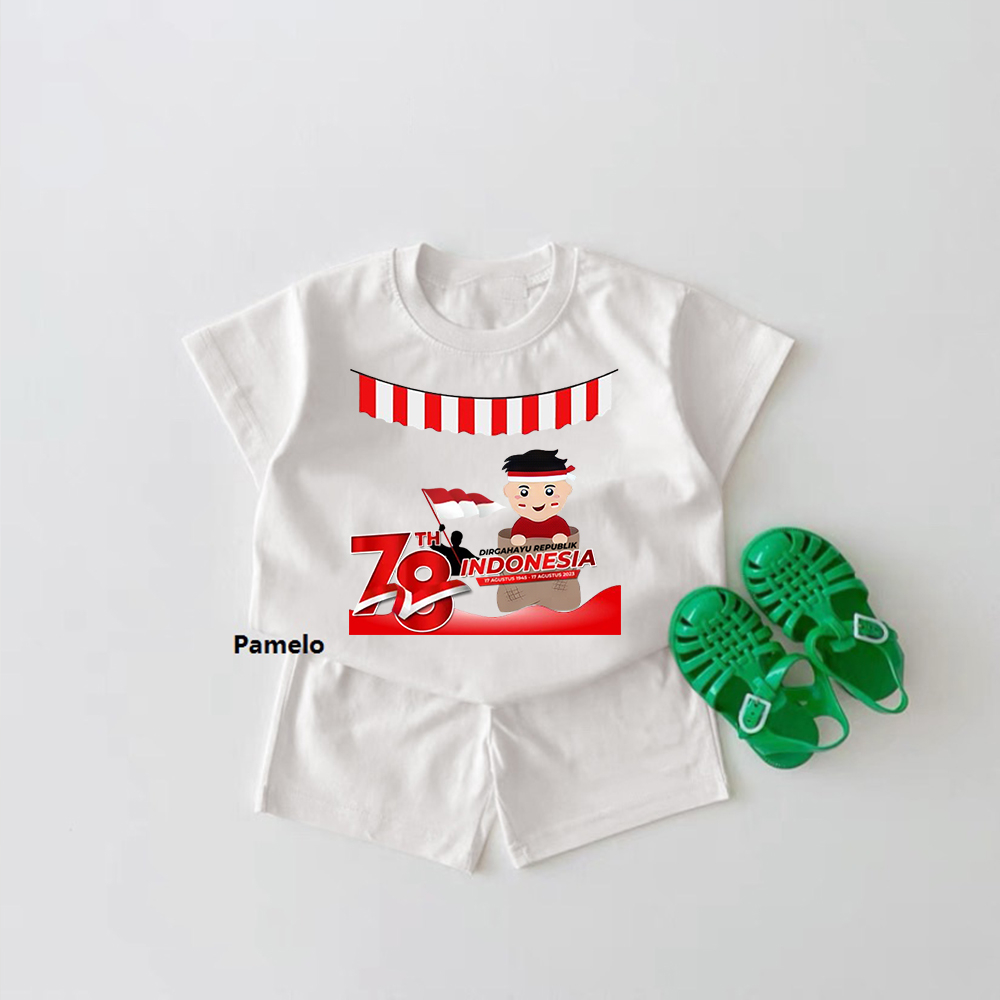 Jual Setelan Anak 17 Agustus Balap Karung Lompat Karung Katun Combad ...